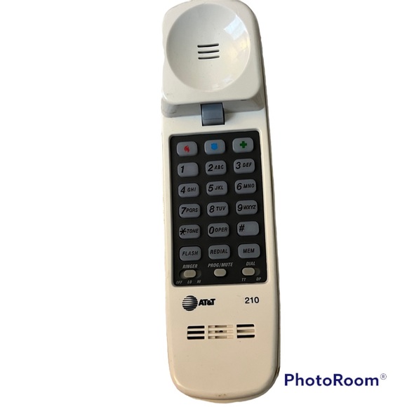 at&t | Other | Att Vintage Trimline Push Button Wall Desktop Landline ...